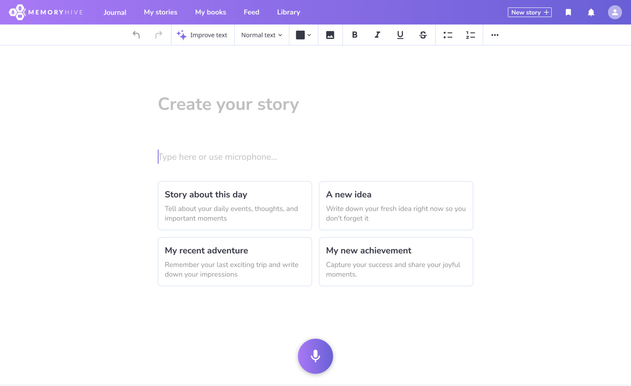 Features - Memory Hive