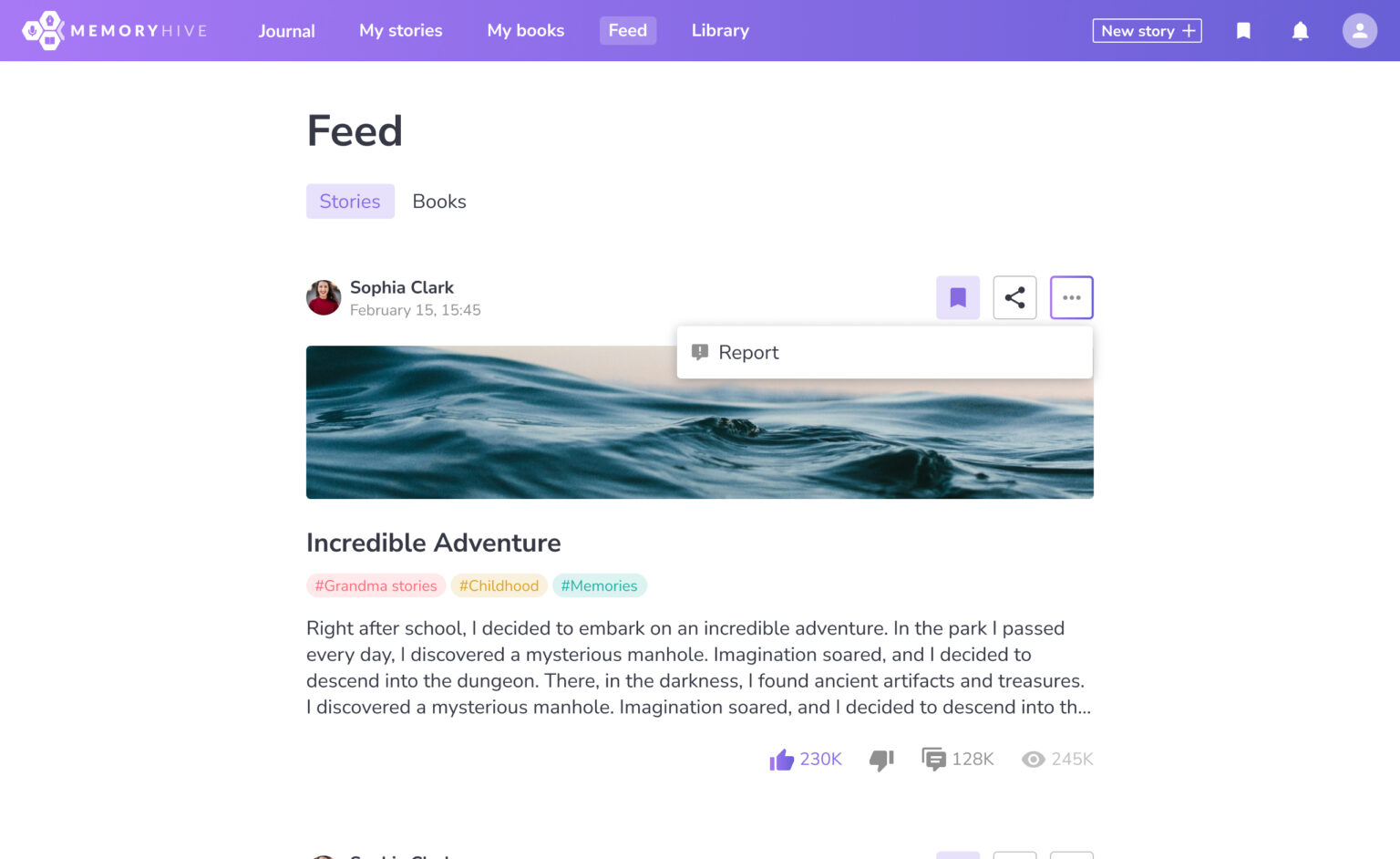 Write Your Story - Memory Hive