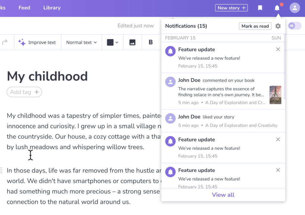 Notifications Guide - Memory Hive